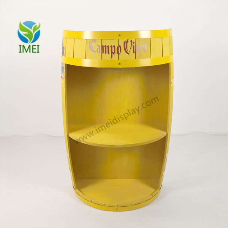 Wooden barrel Display - IMEI DISPLAY